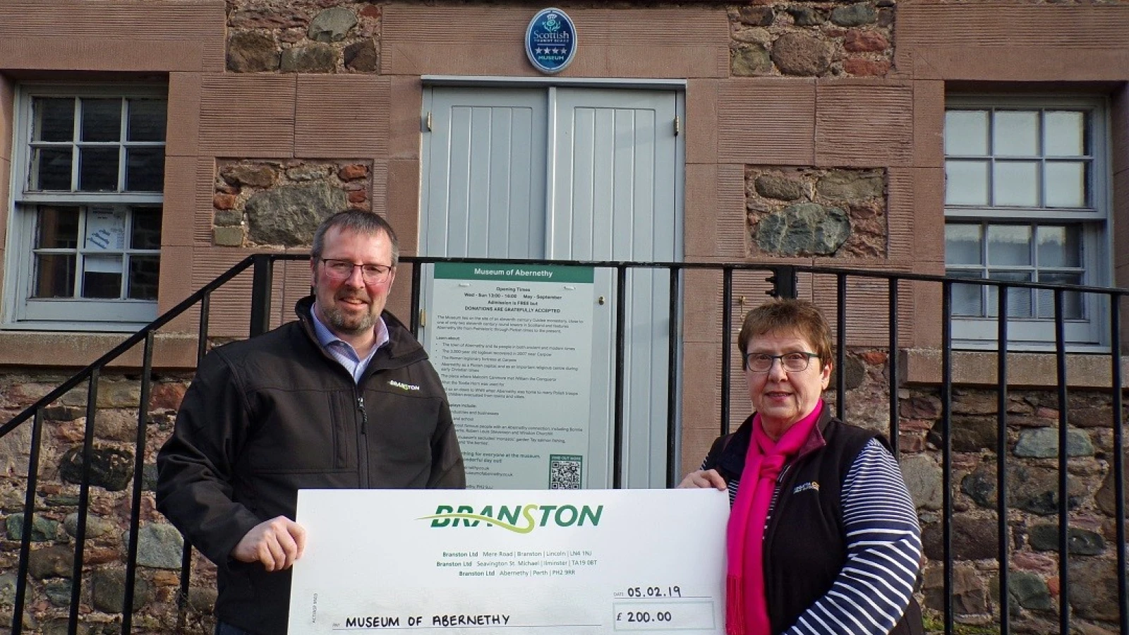 Branston helps Abernethy museum maintain memories | Branston